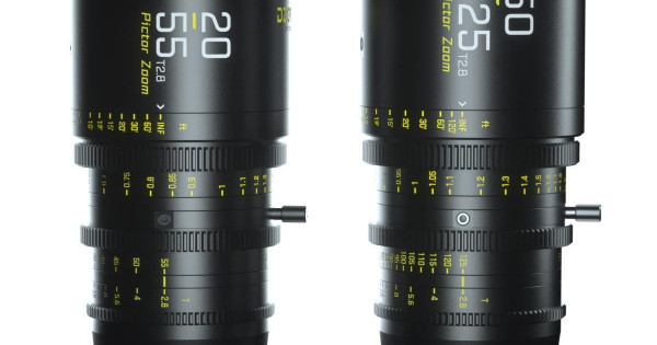 DZOFilm Pictor 20-55mm and 50-125mm T2.8 Super35 Zoom Lens Bundle (PL ...